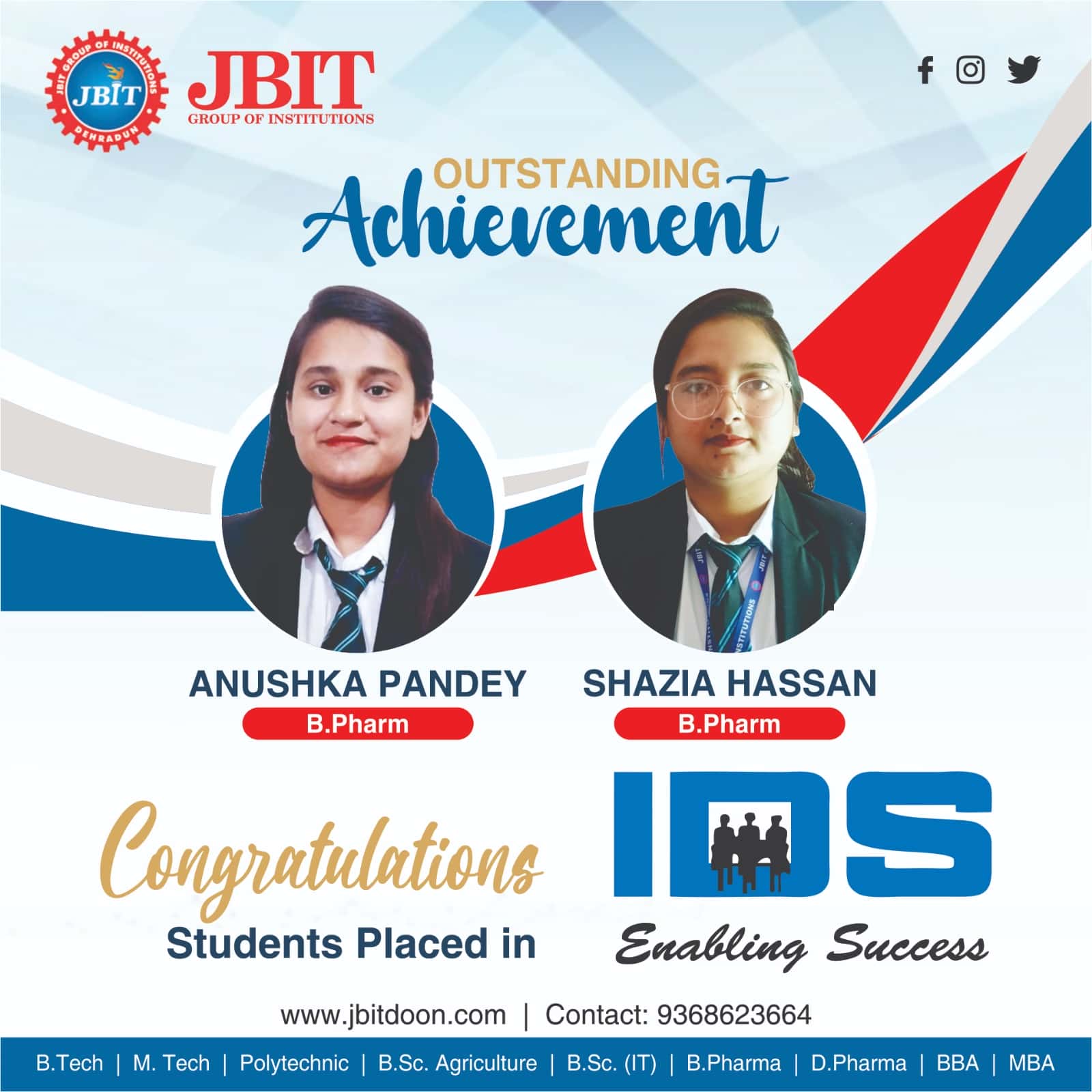 JBIT Dehradun | No 1 Destination For Pool Campus Placement Drive in ...