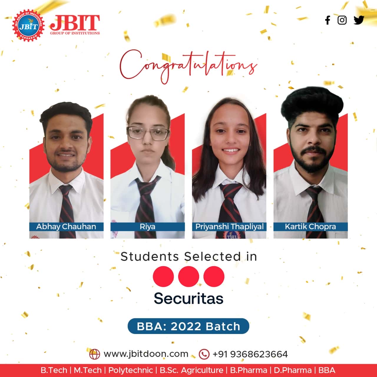 JBIT Dehradun | No 1 Destination For Pool Campus Placement Drive in ...