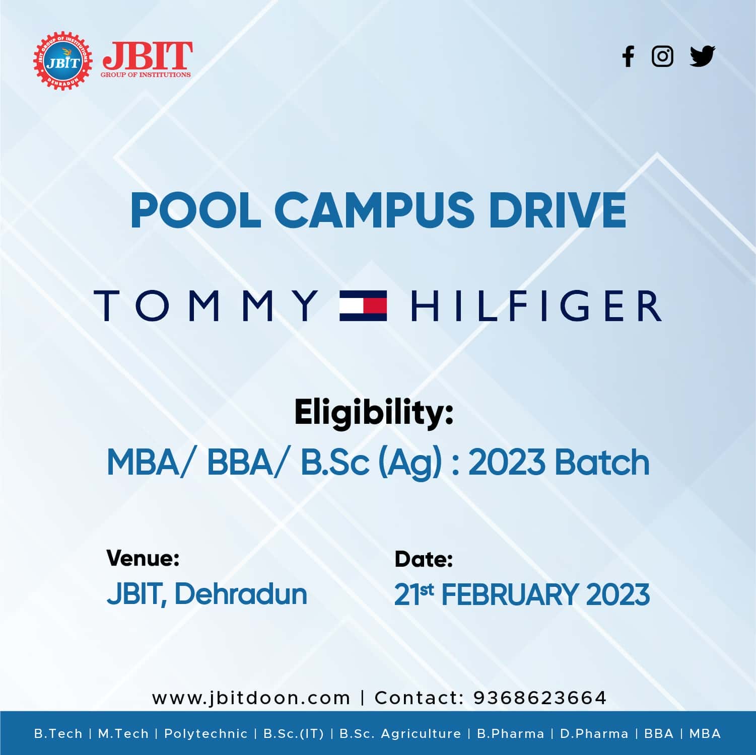 JBIT Dehradun | No 1 Destination For Pool Campus Placement Drive in ...